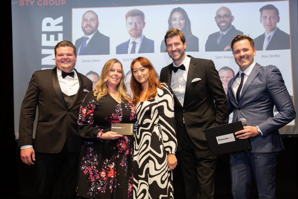 BTY Awarded "Technical Advisor of the Year" at 2022 P3 Awards
